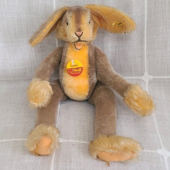 steiff | Other | Steiff Lulac Mohair Bunny Rabbit 7 With Tag Vintage ...